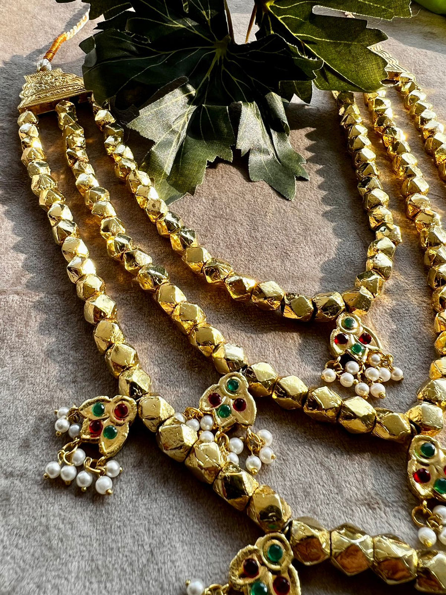 Gulrang Mala (Made to Order) – Polki & You.